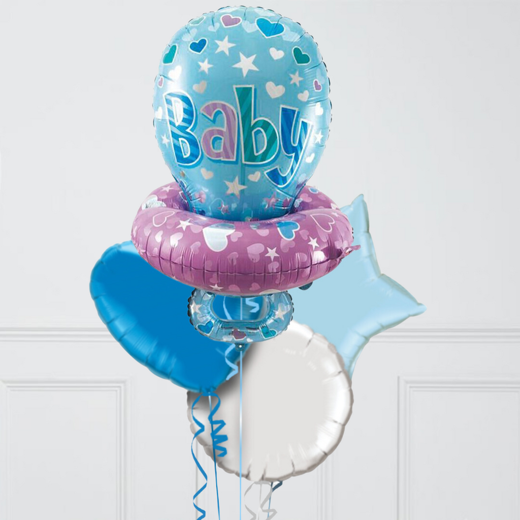 Baby Blue Pacifier Balloon Package | Balloonfactory.ie – BalloonFactory.ie