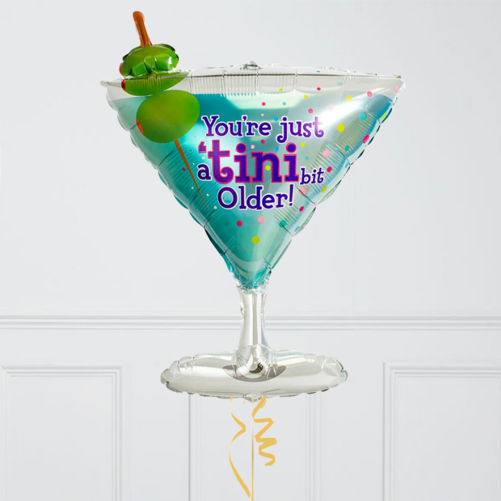 Birthday Martini Inflated Balloon Package | Balloonfactory.ie ...