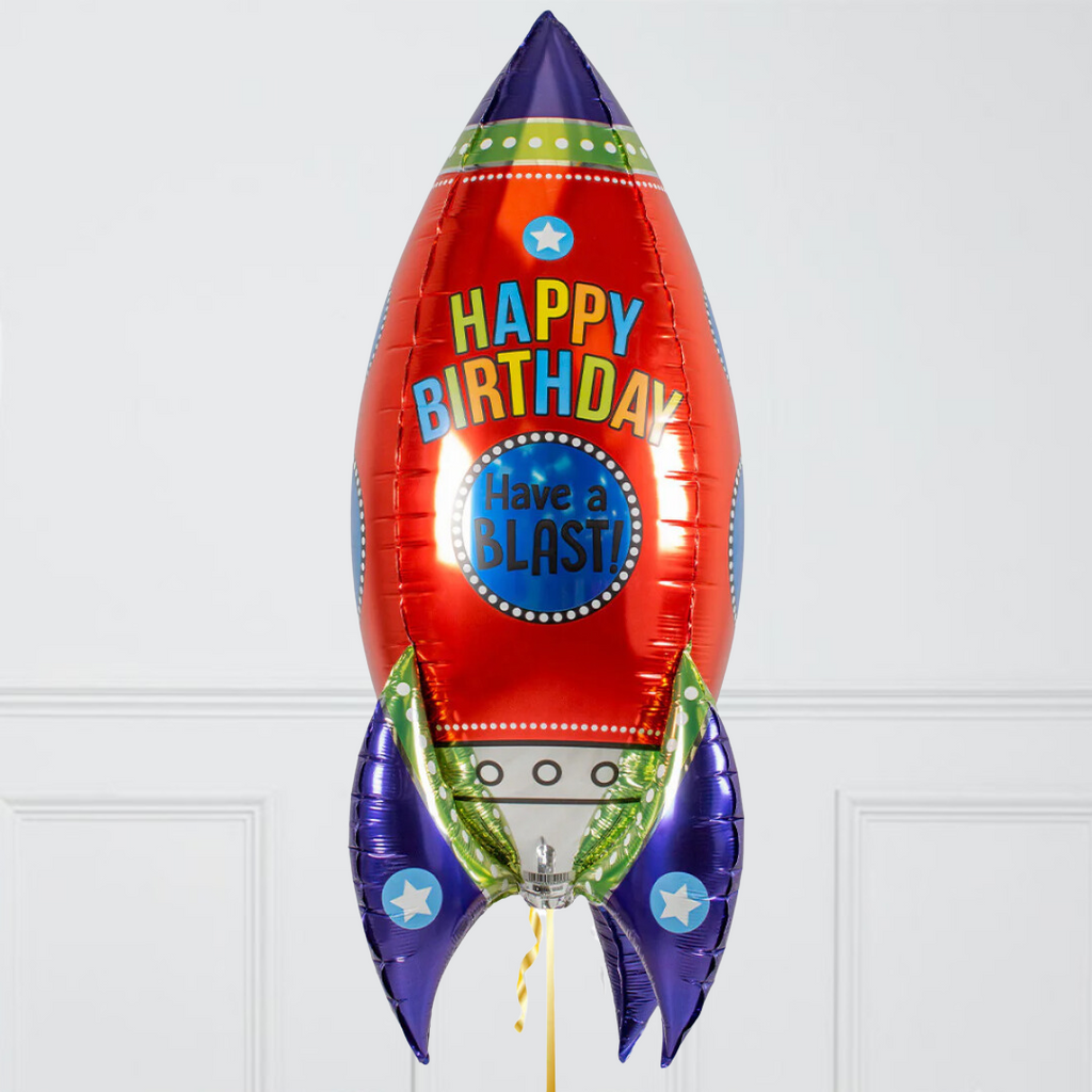 Birthday Space Rocket Balloon Package | Balloonfactory.ie ...