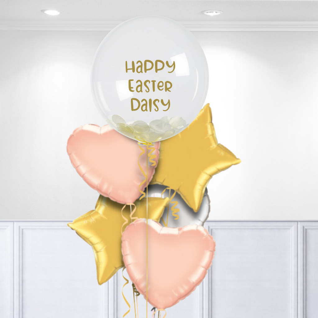 Personalised Happy Easter Pastel Confetti Balloon | Balloonfactory.ie ...