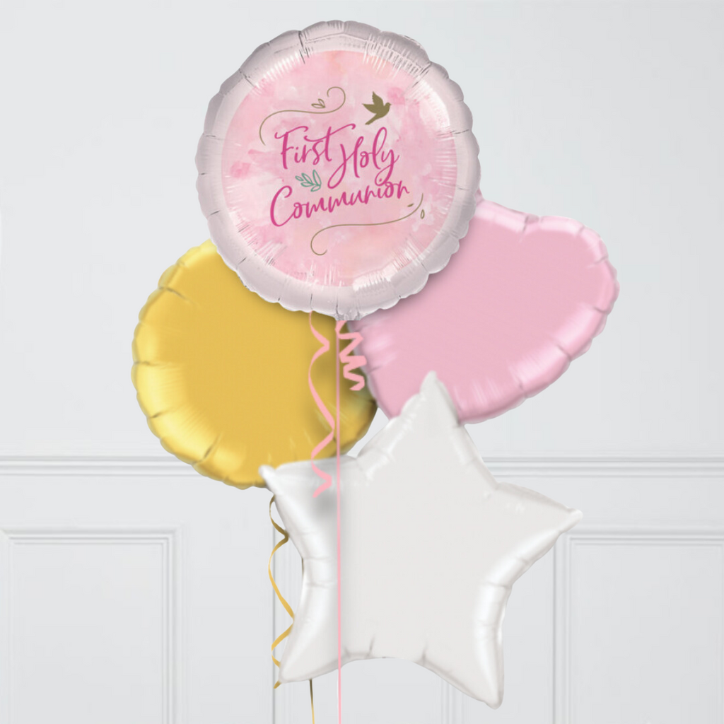 First Holy Communion Balloon Bouquet - Balloonfactory.ie ...
