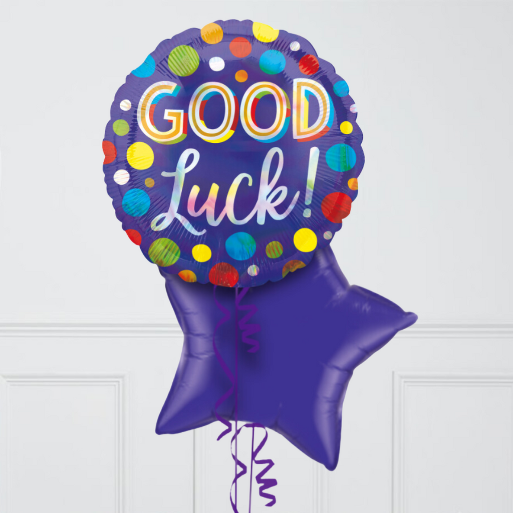Good Luck Dots Foil Balloon Bouquet - Balloonfactory.ie – BalloonFactory.ie