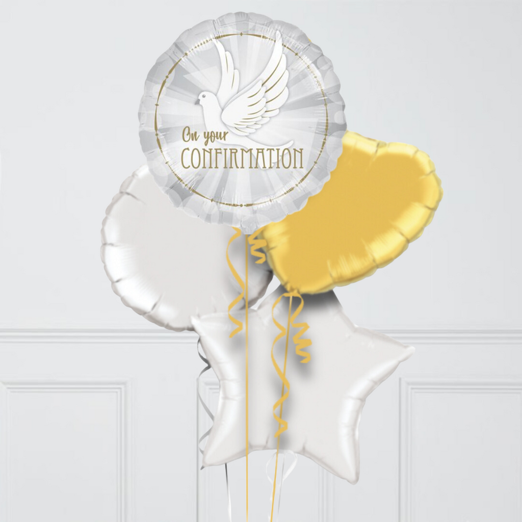 On Your Confirmation Inflated Foil Balloon Bunch -Balloonfactory.ie ...