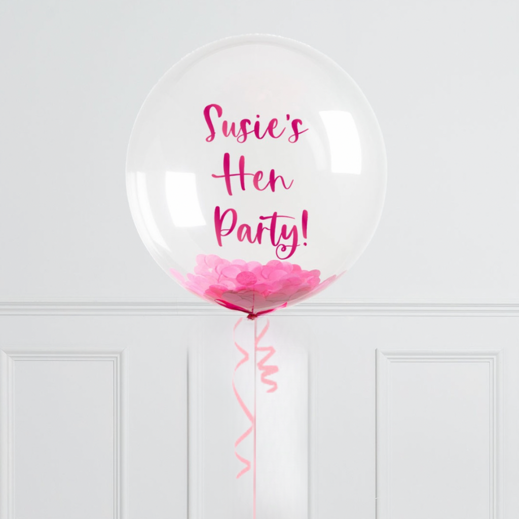 Personalised Hen Party Confetti Balloon Delivered – BalloonFactory.ie