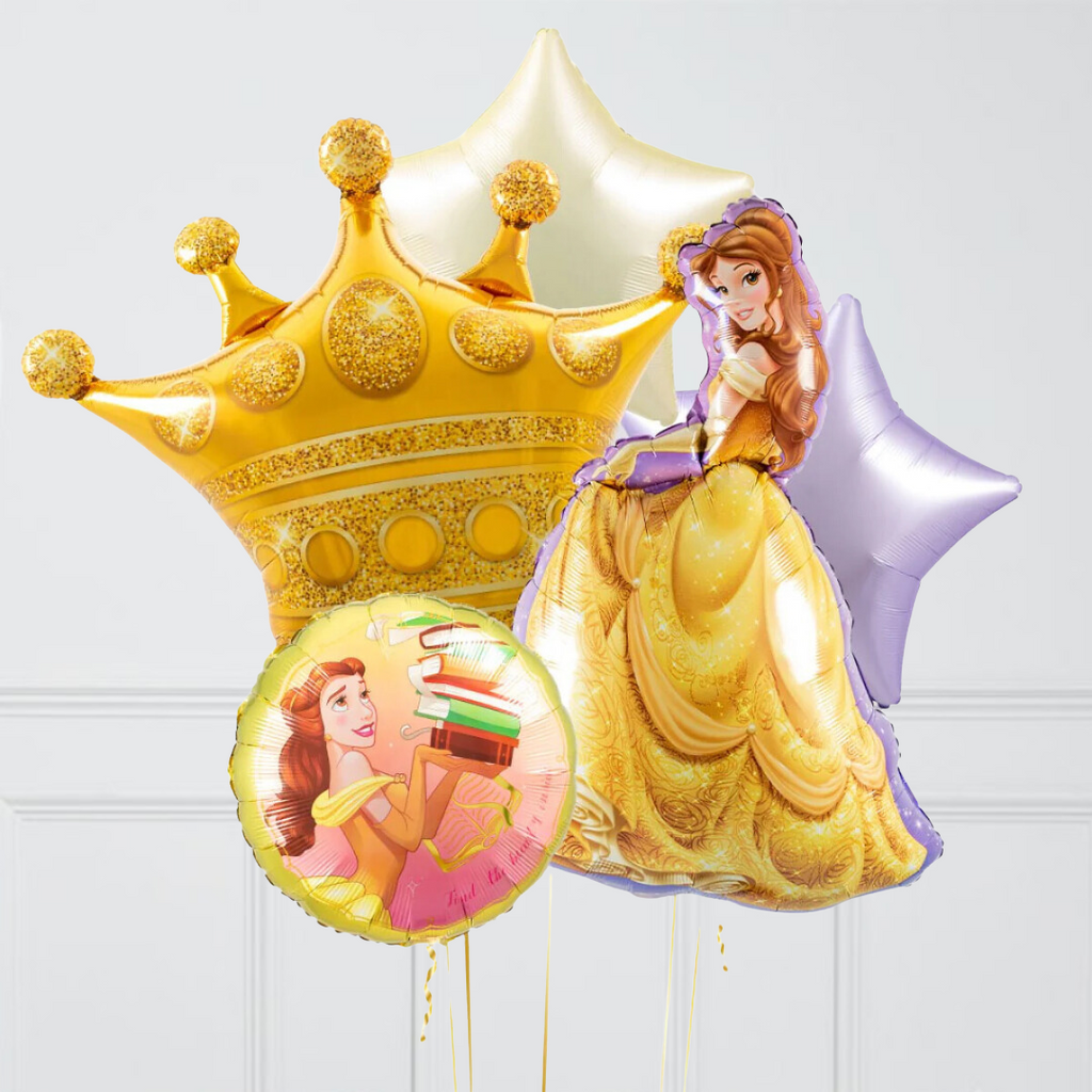 Princess Belle Inflated Large Balloon Bouquet | Balloonfactory.ie ...