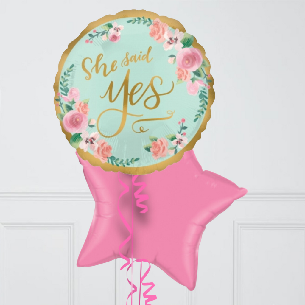She Said Yes Inflated Foil Balloons | Balloonfactory.ie – BalloonFactory.ie